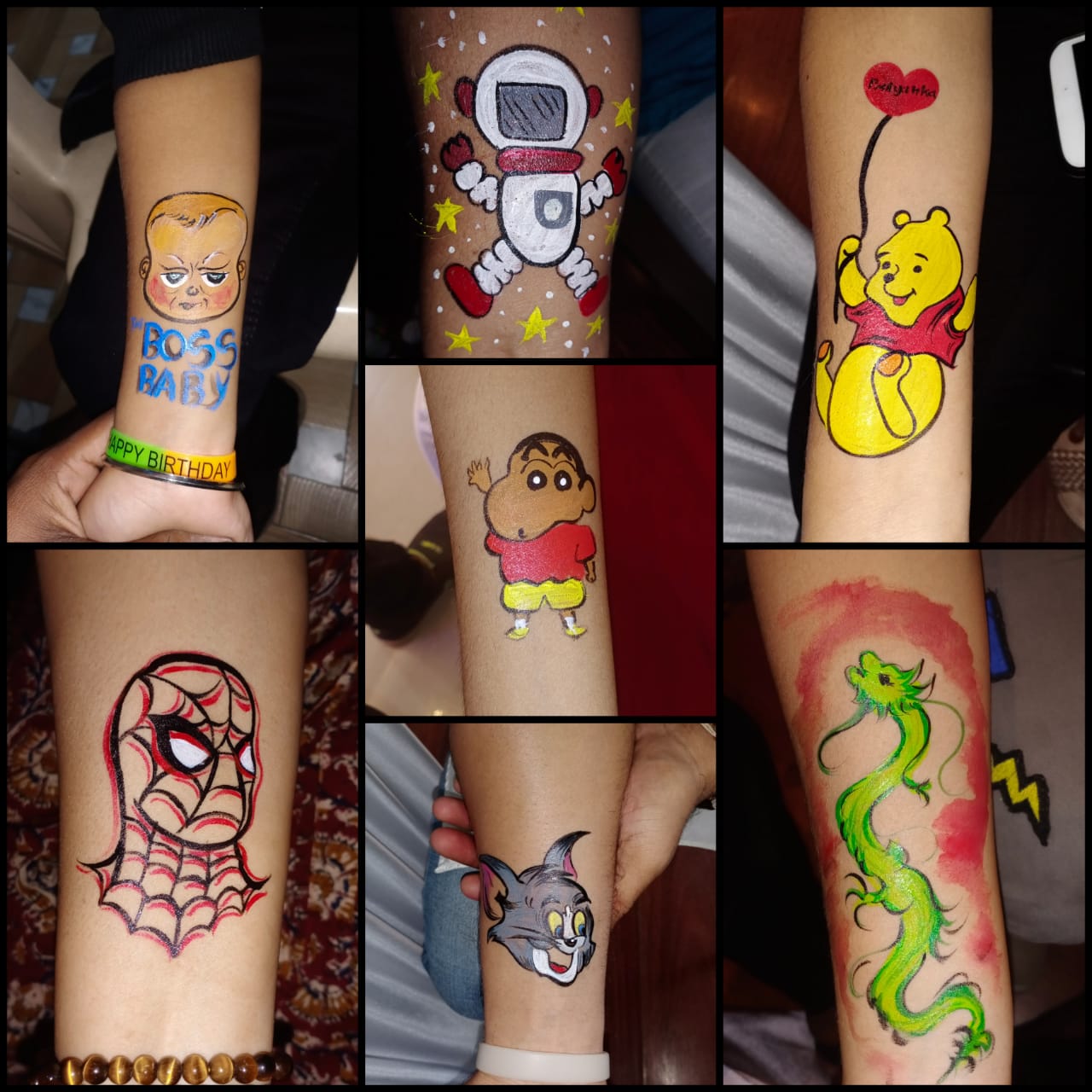 Best Tattoo Artist In Delhi For Kids Birthday Party, Wedding, Corporate ...